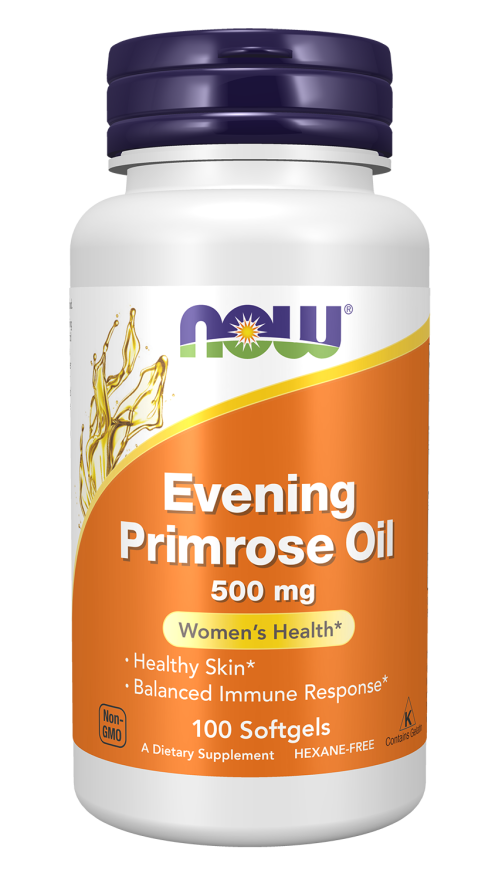 Super Primrose Oil 500 mg 100 Softgels Now - Terra Pura Ecoloja ...